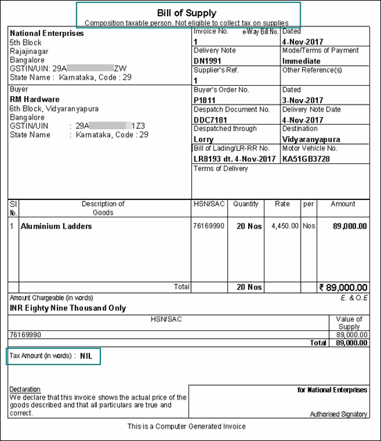 What Is Bill Of Sale Purchase Bill Format Examples Tally Solutions What Is Bill Of Sale Purchase Bill Format Examples Tally Solutions