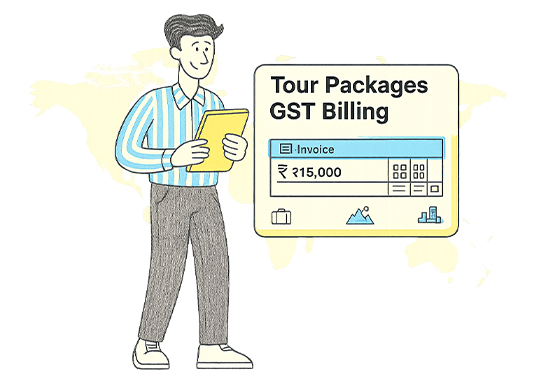 GST on Tour Packages Domestic & Intl. Rates Explained | Tally